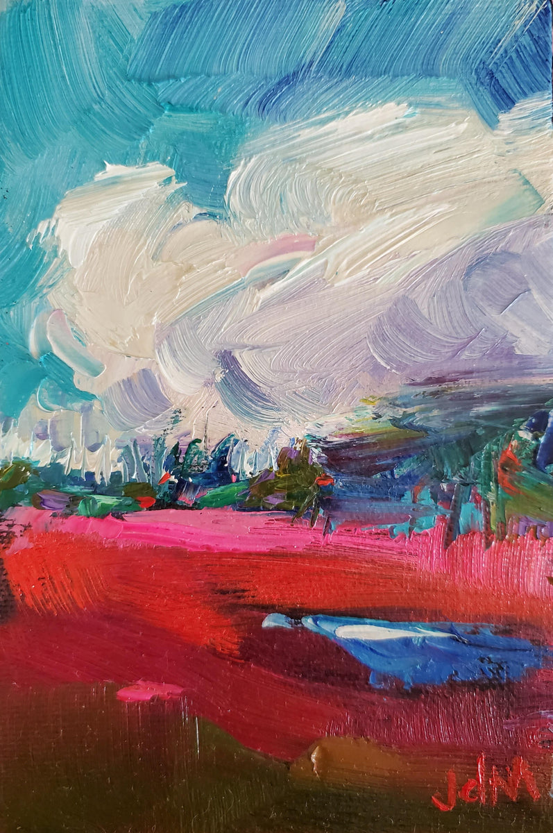 Study: Color your days 🔴 – Dervilia Art + Design